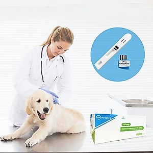 MONGGO Q 10Pcs Canine Progesterone Test Kit for Dog, only Progesterone Machine (Analyzer)