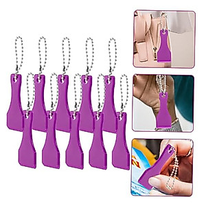 Outanaya 10pcs Spatula Tickets Tools Tickets Scraper Scrapers DIY Scraper Tools Ticket Scratcher Scratch Tool Portable Card Scraper Plastic