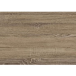 Monarch Specialties 7777 Computer Desk, Home Office, Laptop, Left, Right Set-up, Storage Drawers, Work, Metal, Laminate, Brown, Contemporary Desk-40 L Dark Taupe Black, 40" L x 19" W x 30" H