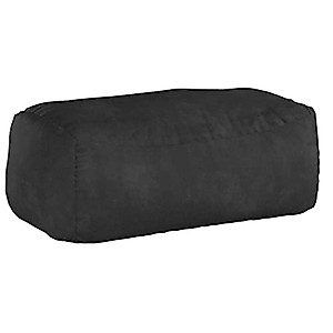 Sofa Sack - Plush Bean Bag with Super Soft Microsuede Cover - XL Memory Foam Stuffed Lounger Chairs for Kids, Adults, Couples - Jumbo Furniture - Charcoal 7.5'