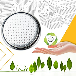 anmas rucci 200PCS CR2032 Lithium Battery Batteries 3V Coin Button Cell for LED Tea Light Candles, CR2032 3v Lithium Battery, 230mAh 3V Coin Battery