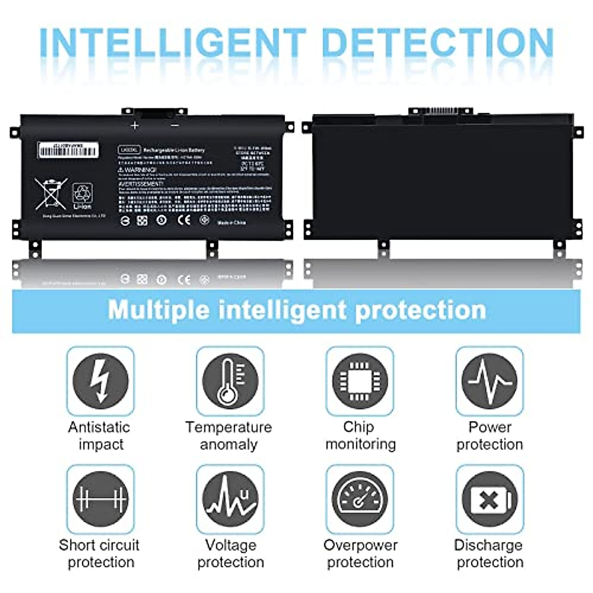 LK03XL Battery for HP Envy X360 Convertible 15m-cn0xxx 15-cr0xxx 15m-cn0012dx 15m-bp0xx 15-bq2xx 15M-cn0011dx 15m-bp112dx 15m-bp1xx 17-ae1xx 15m-bq021dx 17m-ae111dx L09281-855 L08855-856 916368-421