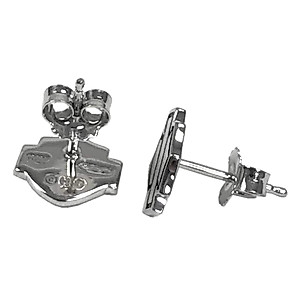 Harley-Davidson Women's Outline Bar & Shield Post Earrings HDE0285