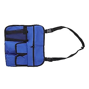 Jeanoko Chair Side Pocket Organizer, Waterproof Camping Chair Hanging Bag Easy to 600D Oxford Cloth for Beach Chairs(Blue)