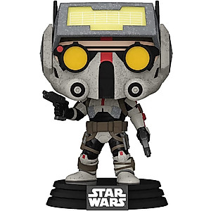 POP Star Wars: Bad Batch - Tech Funko Pop! Vinyl Figure (Bundled with Compatible Pop Box Protector Case), Bad Batch Tech, Multicolored, 3.75 inches
