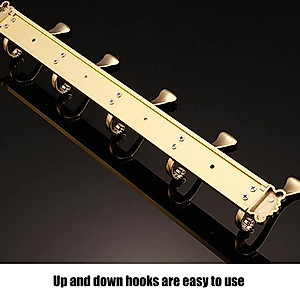 Wall Mounted Coat Rack Vintage Coat Hooks Heavy Duty Clothes Hanger for Hats Towels Hook Up