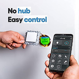 Shelly Dimmer 2 | WiFi Smart Dimmer Switch| No Neutral Wire Required |Home Automation| Compatible with Alexa & Google Home| iOS Android App| No Hub Required| Wireless Switch| Dimmable Lights(4 Pack)