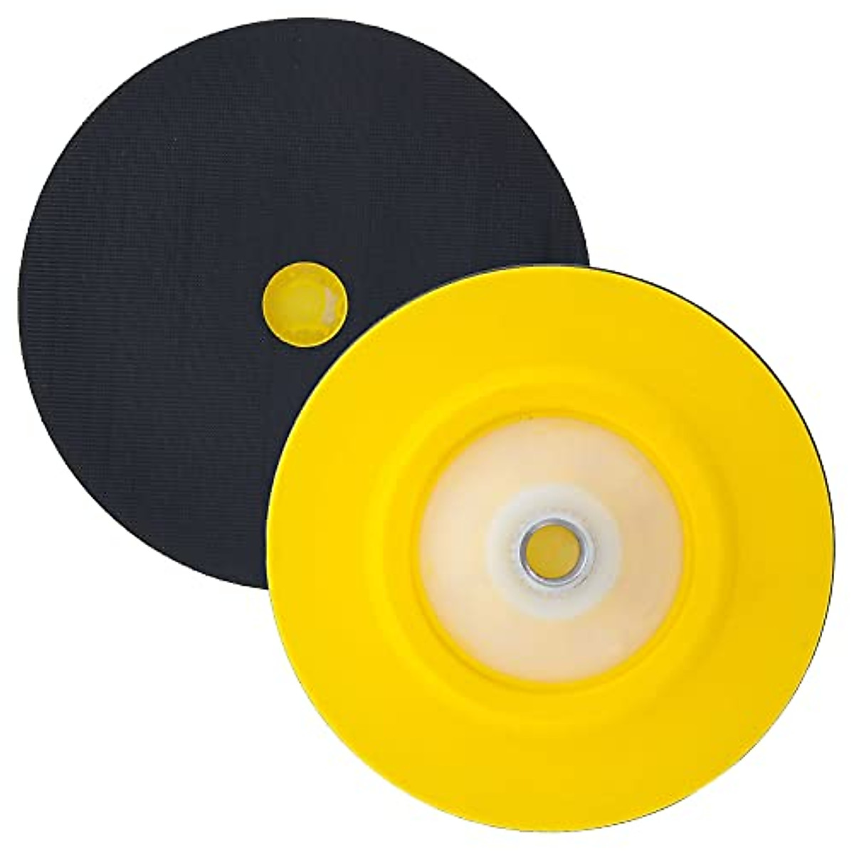 Dura-Gold Pro Series 6" Super Flex Flexible Edge Polishing Buffing Hook and Loop Backing Pad, 5/8" - 11 Threads - Rotary Polisher Buffer Backup Pad, Attach Foam Wool Buff Pads Automotive Car Detailing