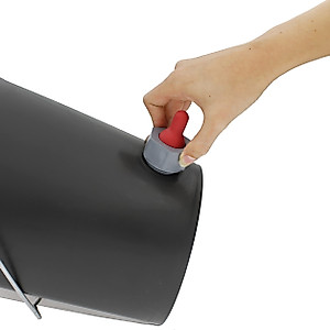 Rural365 Lamb Feeder Bucket - 8L Livestock Bucket with 5 Teat Animal Feeding Nipples Milk Feed for Calf Sheep and Goat