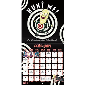 2023 Cartoon Network Rick and Morty Mini Wall Calendar