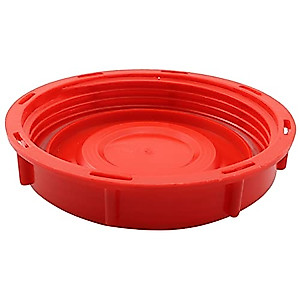 LQ Industrial IBC Tote Lid Cover 163mm/6.42inch Heavy Duty Plastic IBC Tank Adaptor Water Liquid Storage Lid Cap with Gasket for Industry Storage