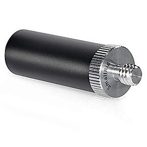 SMALLRIG Standard 15mm Micro Rod 1.5 Inches Long with 1/4" Male Female Thread for Clamp Mount - 915