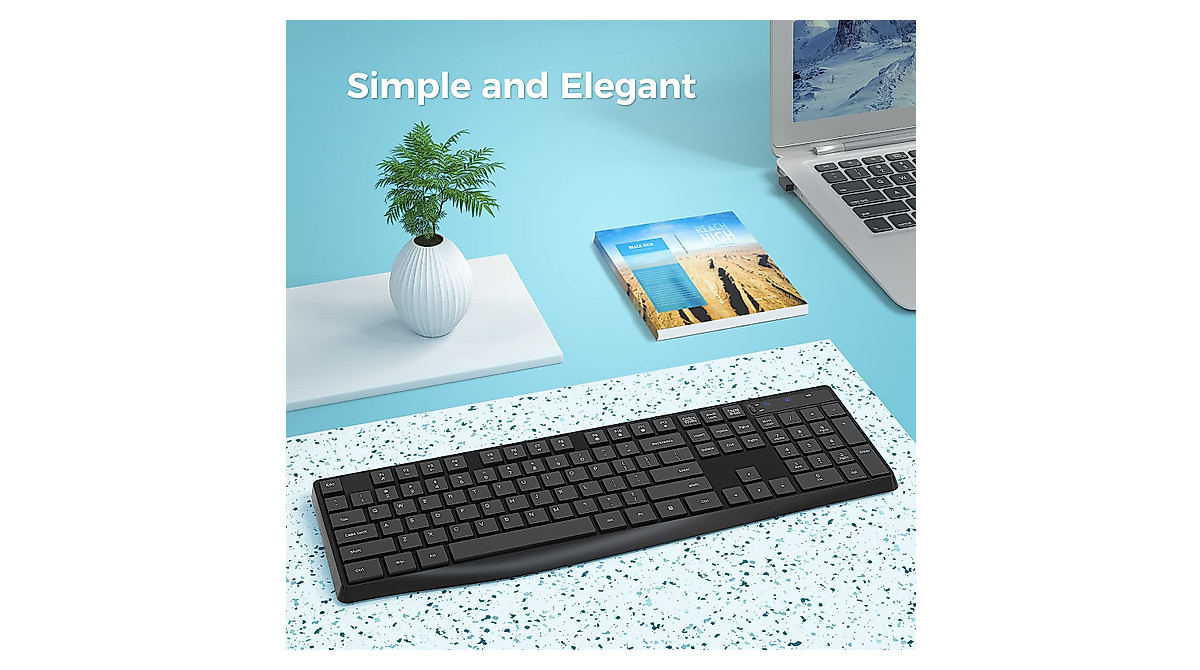 Lovaky MK98 Wireless Mechanical Keyboard - Ergonomic & Reliable 2.4G