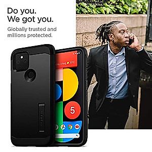 Spigen Tough Armor Designed for Pixel 5 Case (2020) - Black