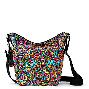 Sakroots womens Eco-twill Eco Twill Sequoia Small Crossbody, Rainbow Wanderlust, One Size US
