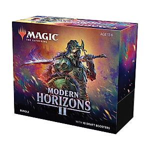 Magic: The Gathering Modern Horizons 2 Bundle | 10 Draft Boosters (150 Magic Cards) + Accessories