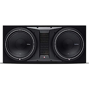 Rockford Fosgate Punch P1-2X12 Dual P1 12" Loaded Subwoofer Enclosure Ported