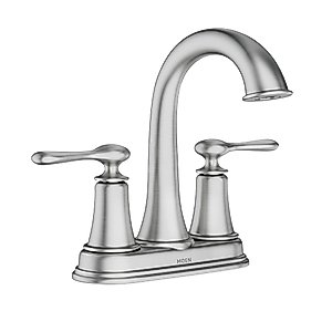 Moen 84092SRN Ellicott 4" Lavatory Faucet, Spot Resist Brushed Nickel