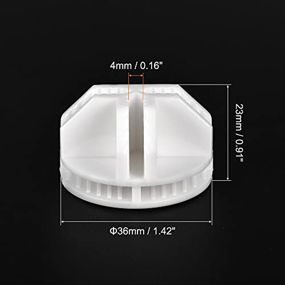 uxcell Plastic Wire Cube Connectors, 36x23mm Grid Buckle Clip for Storage Shelving Cabinet Organizer, White, 50Pcs