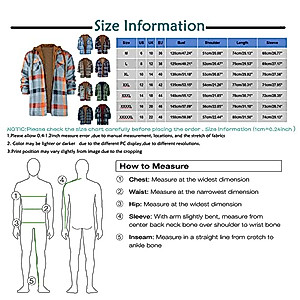 RTRDE Jackets For Men, Men's Quilted Lined Plaid Shirt Jackets With Hood Zipper Coats Outwear Shirt Men Shacket Heavyweight Shirt Jacket Tall Jackets Chamarra Para Hombre El Frio Fleece (XL, Navy)