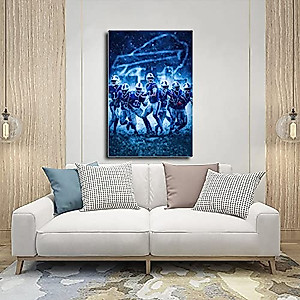 TUBALU Josh Allen, Stefon Diggs Poster Art Canvas Bedroom Wall Art Decor Picture Print Offices Dorm Room Decor Gifts Unframe:12x18inch(30x45cm)