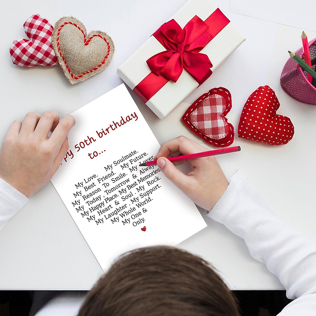 Funny 50th Birthday Card for Men Women,Romantic 50 Year Old Greeting Card for Boyfriend Husband,Naughty Love Anniversary Card for Wife Girlfriend,Special 50th Birthday Gifts For Only Love Him Her