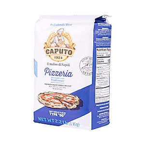 Antimo Caputo Pizzeria 00 Flour (Blue) 2.2 LB - Pack of 2 (Total 4.4 LBS)