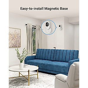 EZVIZ Indoor Security Camera 1080P, Motion Alert, Night Vision, Baby/Pet/Elder Monitoring, 135° Wide Angle, 2-Way Audio, Works with Alexa Google (CTQ2C-WH)