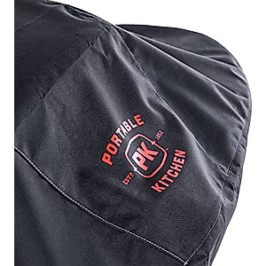 PK Grills 360 Charcoal BBQ Grill Cover, Heavy-Duty Waterproof Outdoor Thick Vinyl, PK 360 Grill Accessories, Charcoal Gray
