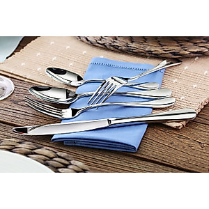 Artaste 56389 Rain 18/10 Stainless Steel Flatware 20-Piece Set, Service for 4