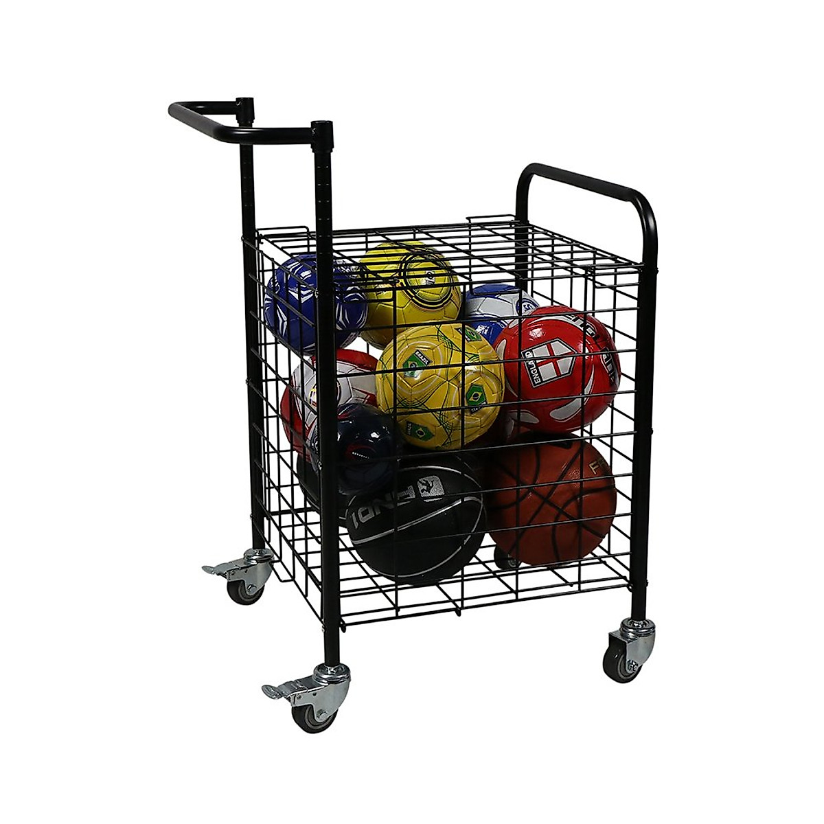 Apollo Hardware Portable Ball Locker (Medium/ 22" W X 22" L x 37" H) (Black)