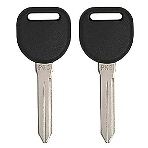 2x New Transponder Ignition Key Compatible With & Fits For Chev Buick Cadillac Pontiac Oldsmobile PK3
