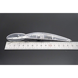 10pcs Unpainted Minnow Bait Fishing Lure Body 150mm 14.2g Blank Hard Lures Free Eye 8305