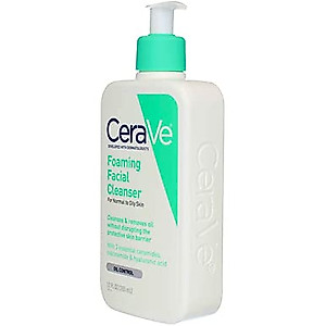 Cerave Facial Foaming Cleanser 12 Ounce Pump (355ml) (2 Pack)