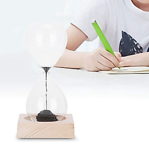 Hourglass Sand Timers, Magnetic Hourglass Birthday Present, Clear Smooth Glass Desk Decor, for Home Decor Birthday Gift