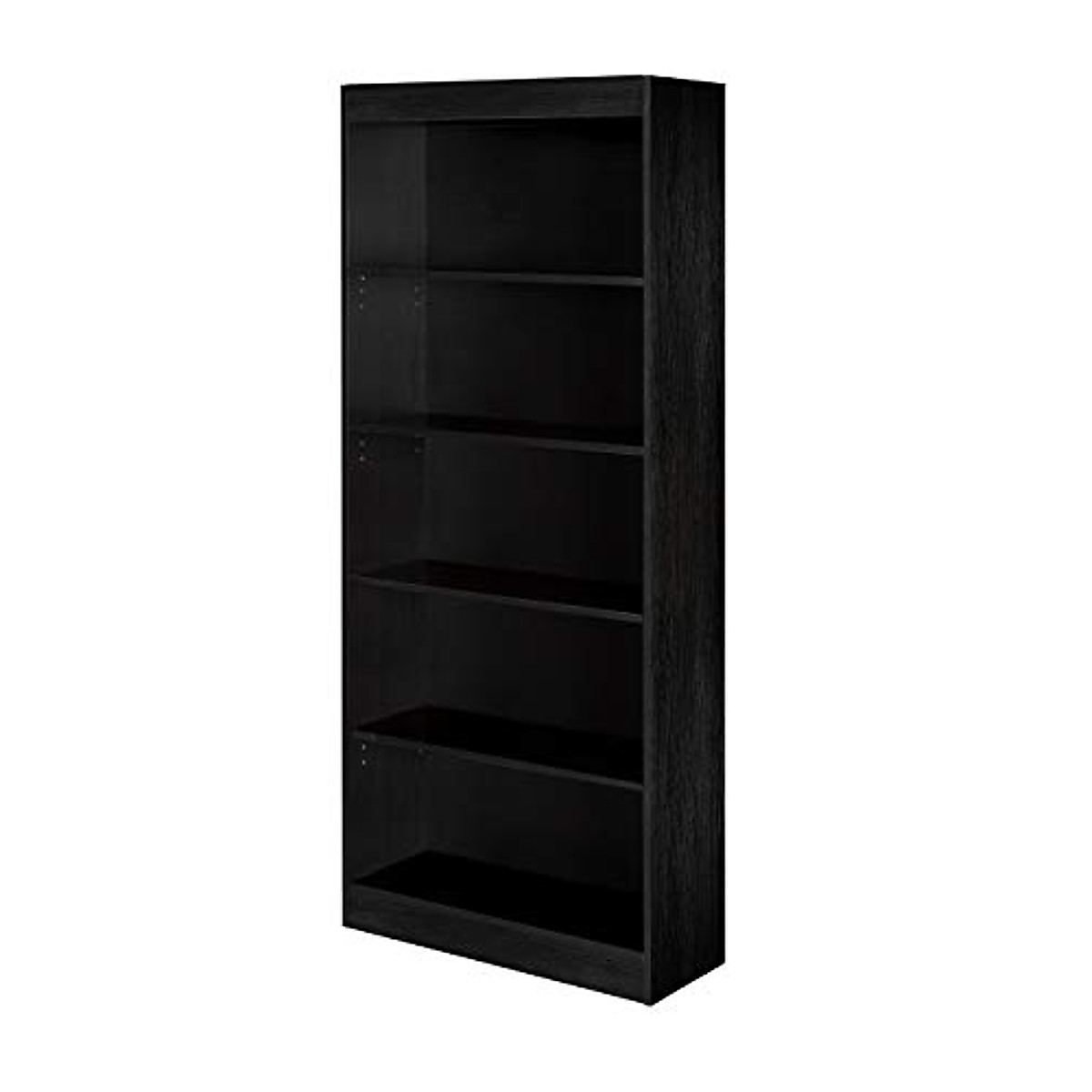 OneSpace Essentials 5-Tier Bookshelf, Black