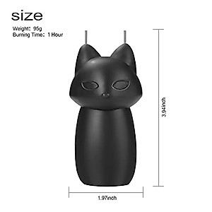 MANFLY Low Temperature Candles Low Heat Romantic Candles Wax for Couples, Wedding, Home Decoration (Black)