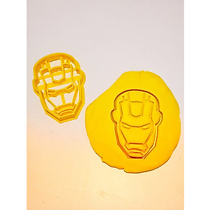 T3D Cookie Cutters Ironman Cookie Cutter, Suitable for Cakes Biscuit and Fondant Cookie Mold for Homemade Treats, 2.61 inch x 3.46 inch x 0.55 inch