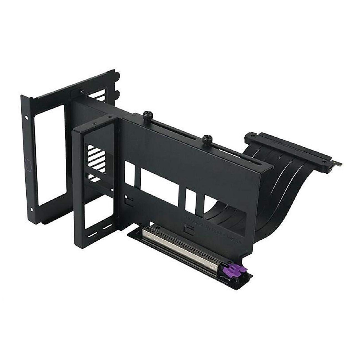 Toptekits Cooler Master Universal Vertical Graphics Card Holder KIT VER.2 with 165mm/6.5in Riser Cable, for Full Tower/Standard ATX Chassis with at Least 7 Available PCI Slots