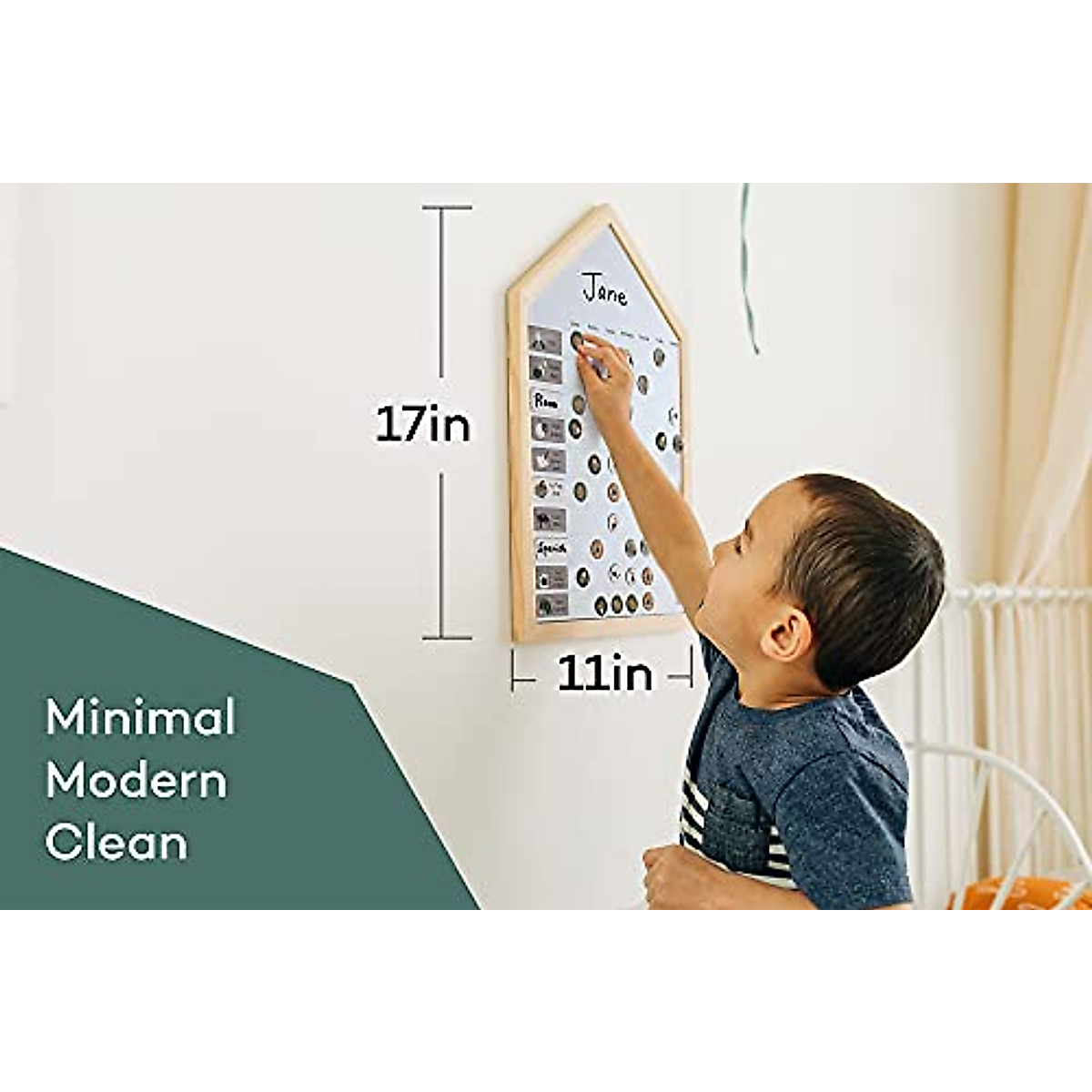 Magnetic Whiteboard Chore Chart for Kids Multiple Kids for Wall ...