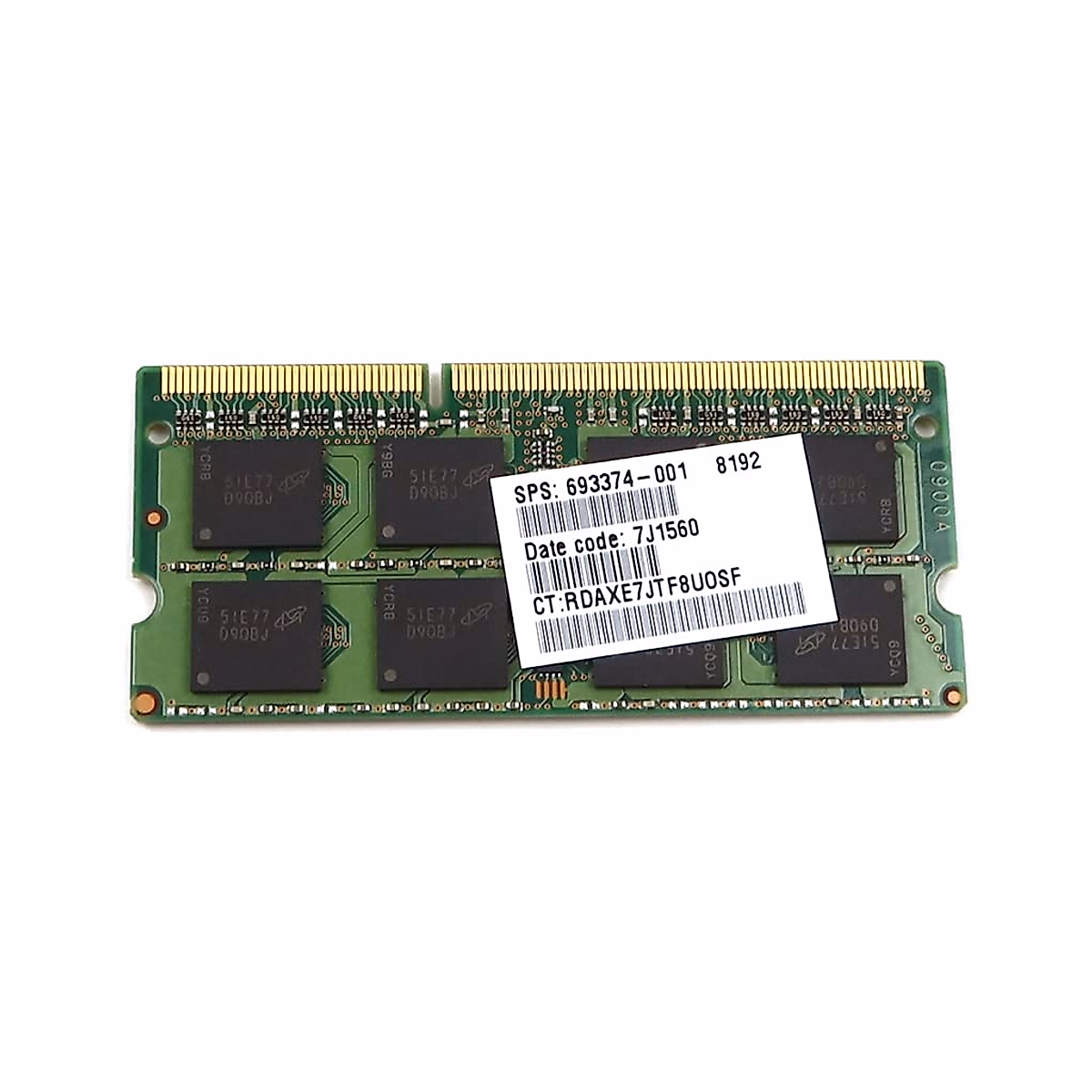 8GB Micron DDR3 1600 MHz PC3-12800 1.35V Laptop RAM Memory MT16KTF1G64HZ-1G6E1 693374-001