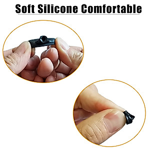 Replacement Ear Tips for Jabra Elite 85t/Galaxy Buds Pro Ear Tips for Elite 85t/Galaxy Buds Pro Earbuds 6 Pairs LMS Black