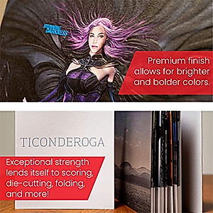 Accent Opaque White 80lb, 8.5” x 11” Cardstock Paper, 216gsm, 250 Sheets 1 Ream, Premium Super Smooth Heavy Cardstock Printer Paper for Ink Heavy Invitations, Cards, Menus, Images and More, 121947R