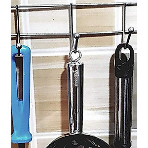 JBscoop Stainless Steel Scoop for ice, 9.6 Inch Metal Food Scoop Kitchen Bar Party Wedding Heavy Duty Dishwasher Safe - 8 Oz