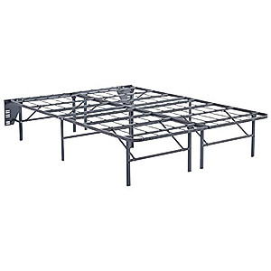 Ashley Furniture Signature Design - Better than a Boxspring Mattress Riser - Under Bed Storage Space - Full - Gray