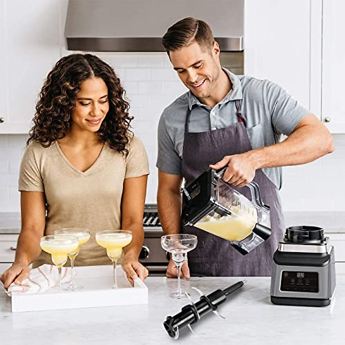 Blender 6 Blade Replacement Head,Mainly Mixer Replacement Accessory, Compatible with Nin-JA 1100W 1200W 1500W Kitchen Mixer System