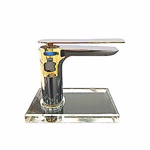 Bathroom Faucet Gold & Chrome | Bathroom Sink, 1 Hole, Single Handle, Noble Faucet La Vie Luxury
