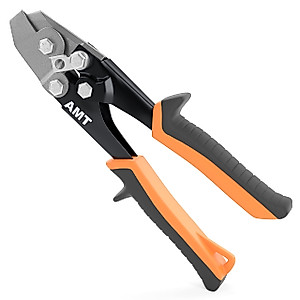 AMERICAN MUTT TOOLS Sheet Metal Hand Notcher, Sheet Metal V Notcher – Cuts 30 Degree V Notch in Sheet Metal – Ductwork Notching Tool, Upholstery Hand Notcher, Sheet Metal Notcher, Ductwork Tools