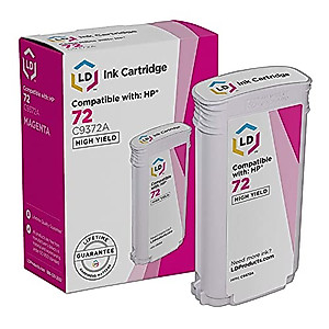 LD Remanufactured Ink Cartridge Replacement for HP 72 C9372A High Yield (Magenta)