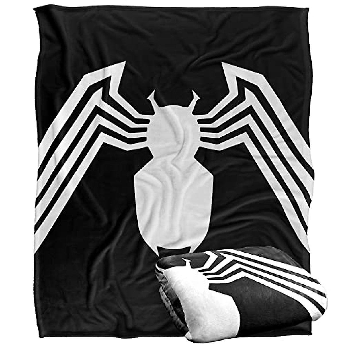 Marvel Spider-Man Blanket, 50"x60", Venom Suit, Silky Touch Super Soft Throw Blanket